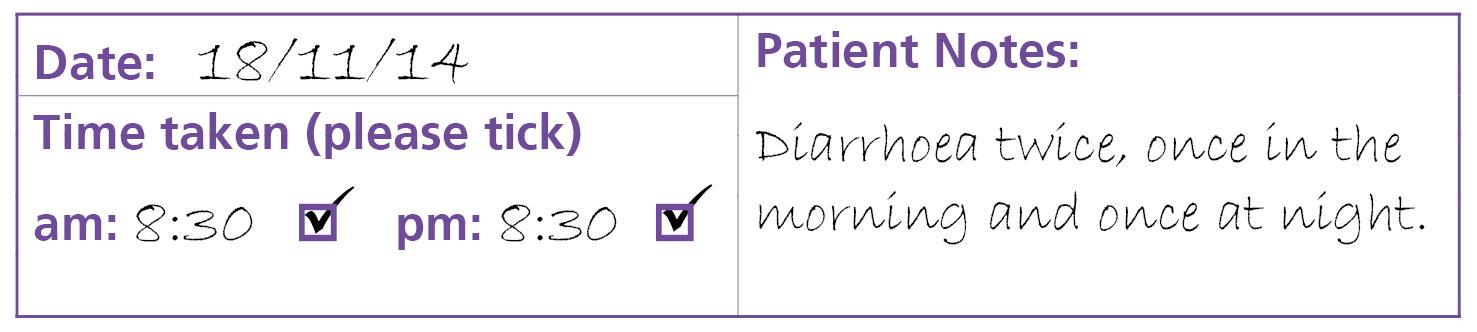 Capecitabine Treatment Diary - Leeds Teaching Hospitals NHS Trust
