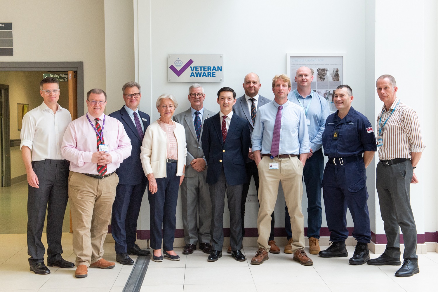 Trust reinforces pledge to Armed Forces Covenant by unveiling Veteran ...